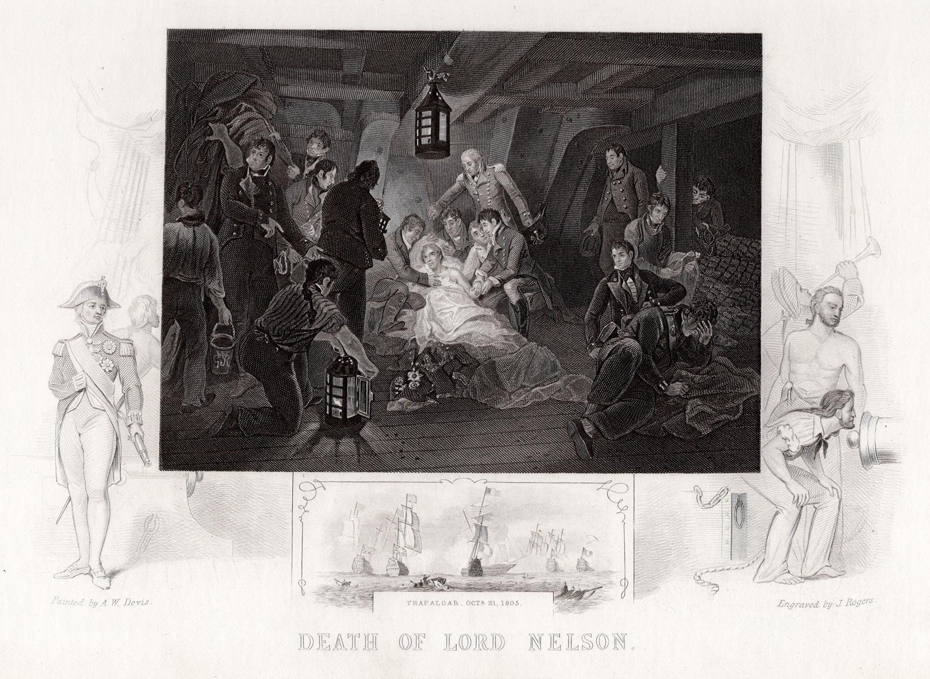 Arthur William Devis | Death of Lord Nelson (1855) | MutualArt