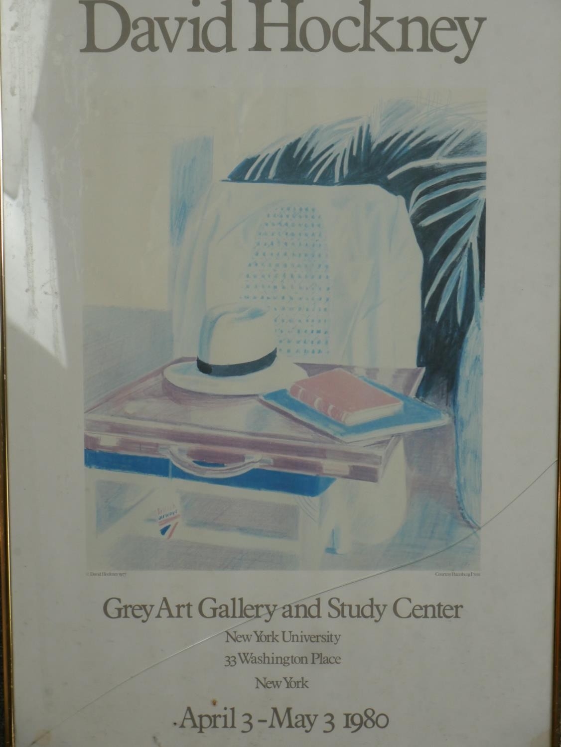 David Hockney | Poster for Grey Art Gallery and Study Center (1980 ...