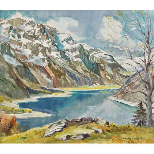 Carl Schellhammer | Bergsee (1947) | MutualArt