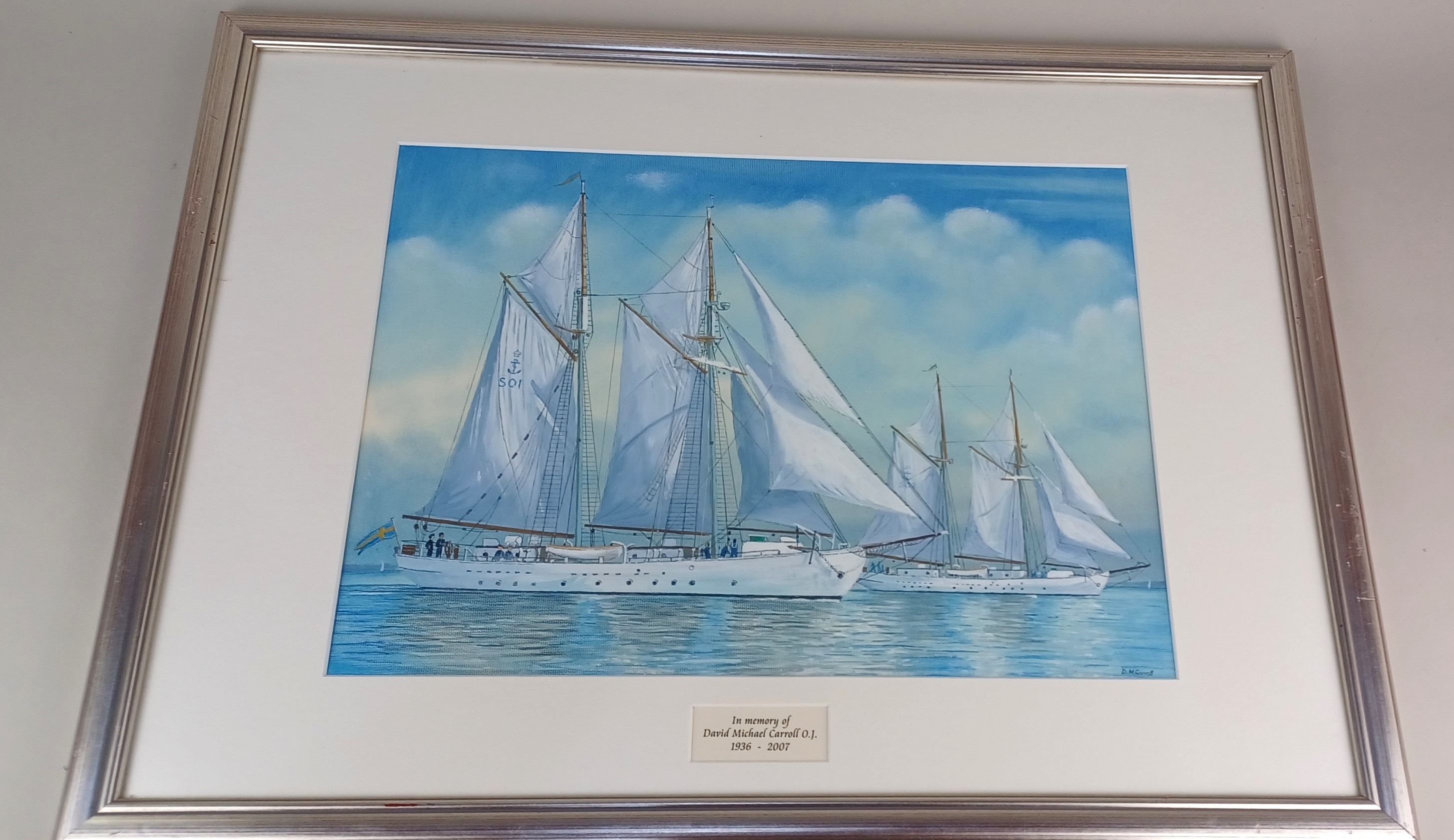 David Michael Carroll | Swedish training ships | MutualArt