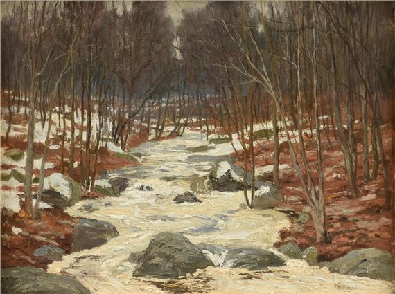 George W. Picknell | First Thaw, (20th Century) | MutualArt