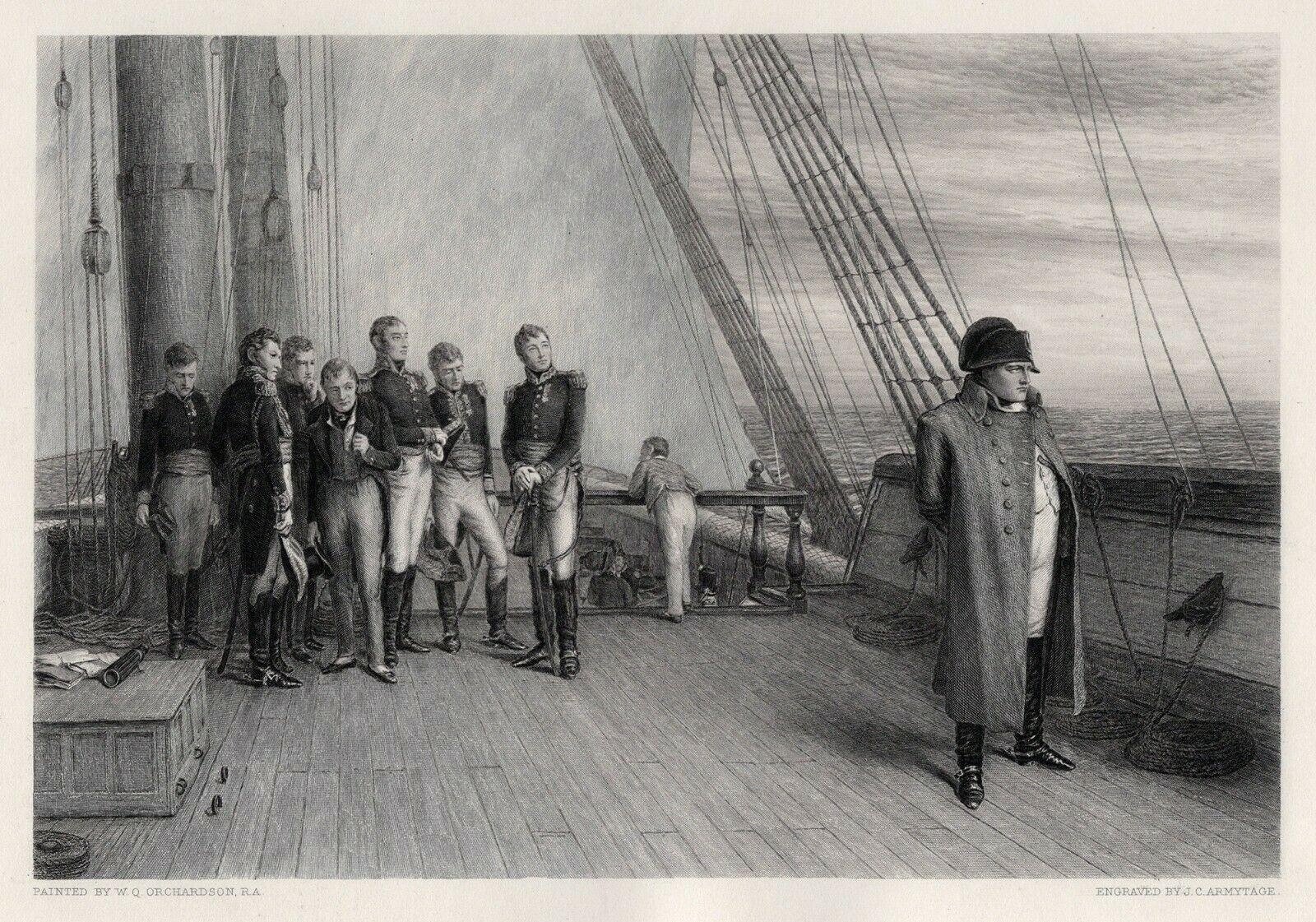 William Quiller Orchardson | Napoleon On Board The Bellerophon (1800s ...