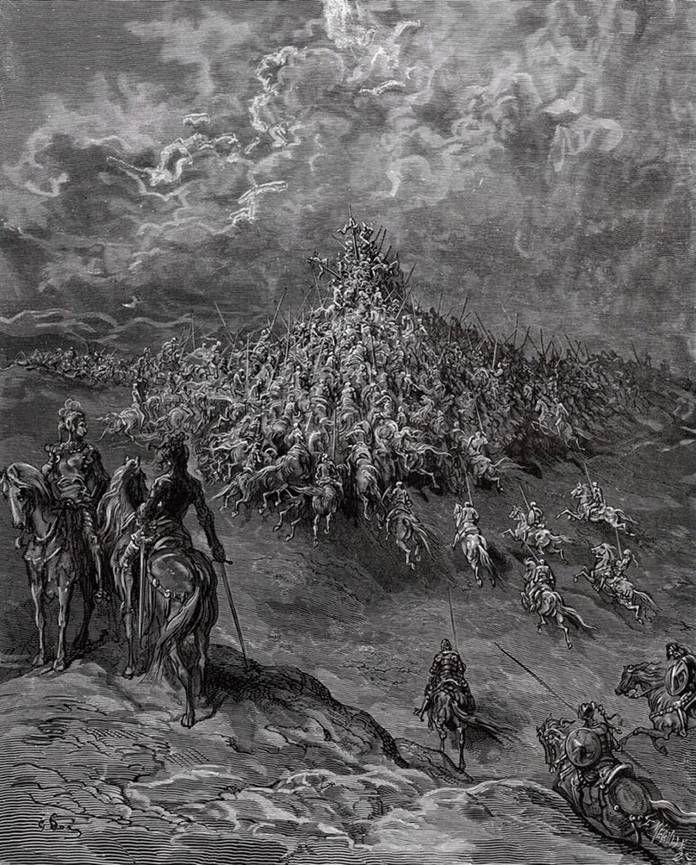 Orlando Furioso | Ruggiero & Rinaldo (1800s) | MutualArt