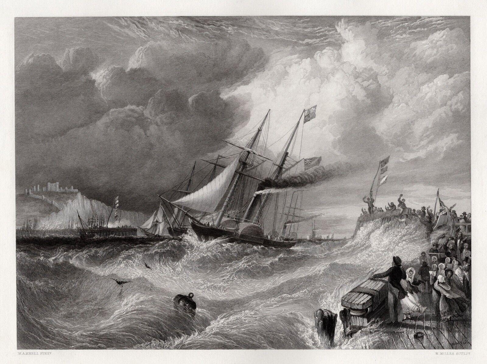 William Adolphus Knell | Prince Albert Lands At Dover (1800s) | MutualArt