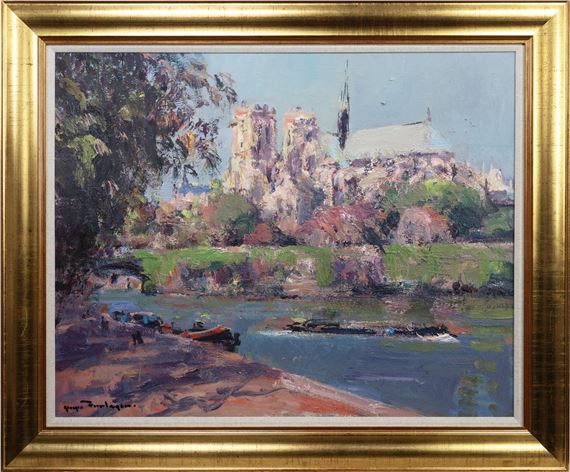 Georges Ferro-La-Grée | CATHEDRAL BY A RIVER | MutualArt
