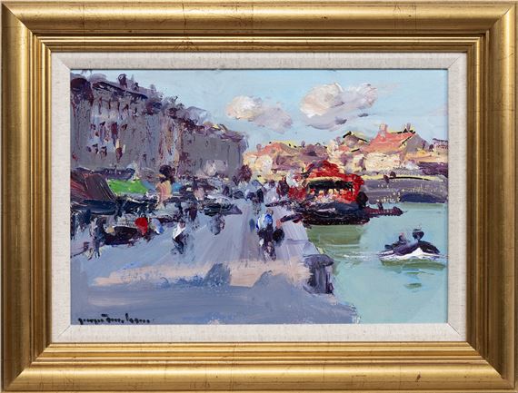 Georges Ferro-La-Grée | HARBOUR SCENE | MutualArt