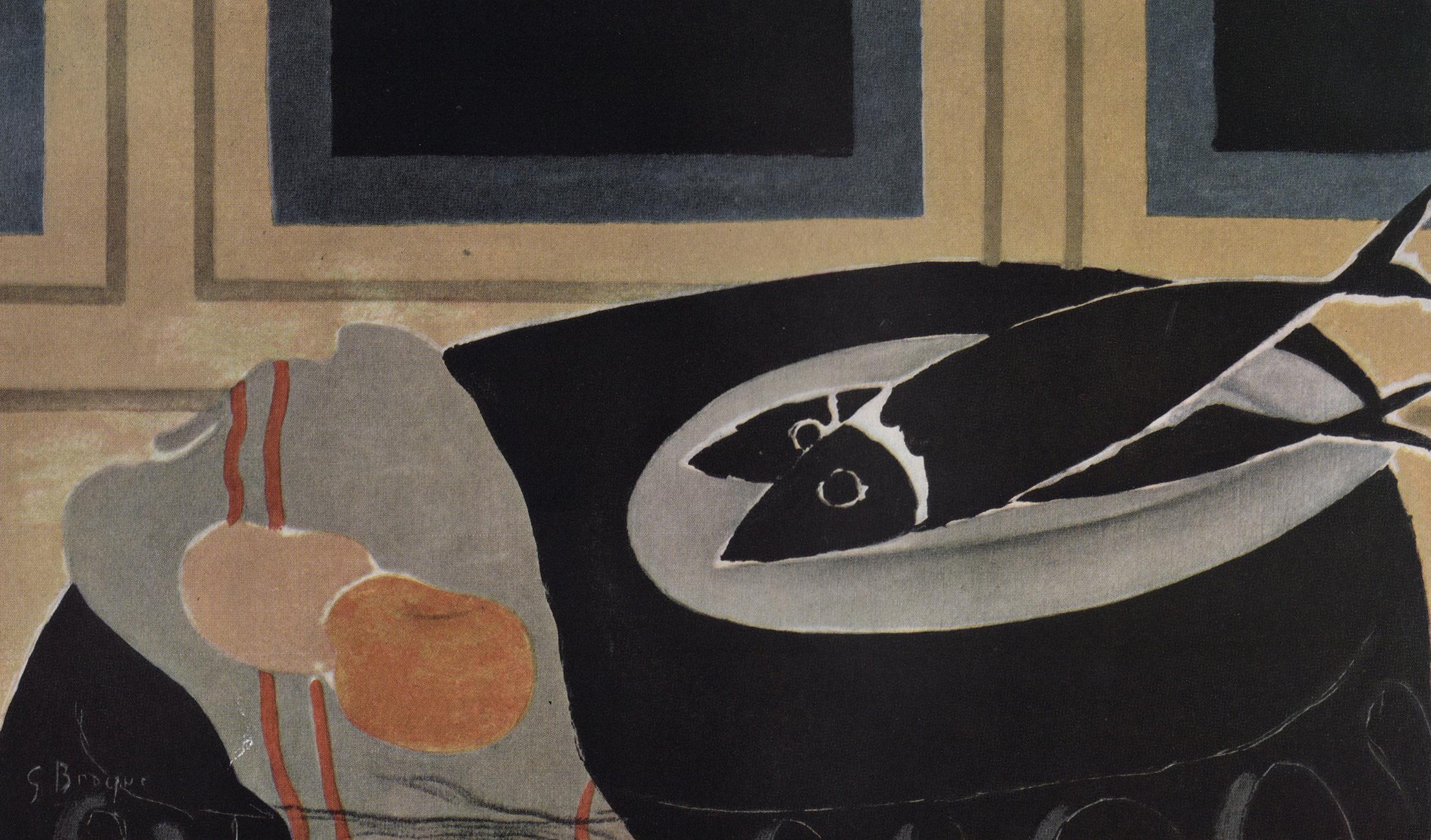 Georges Braque | Still Life With Fish (1956) | MutualArt