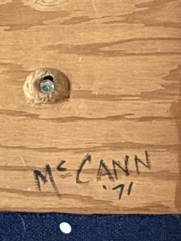 George McCann | Sculpture affixed to a matted board | MutualArt