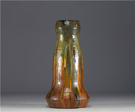 Arthur Craco | Arthur CRACO (1869-1955) Art Nouveau glazed ceramic vase ...