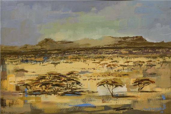 Pieter Van Blommestein | Pieter Van Blommestein (SA 20th C) Oil (13 ...