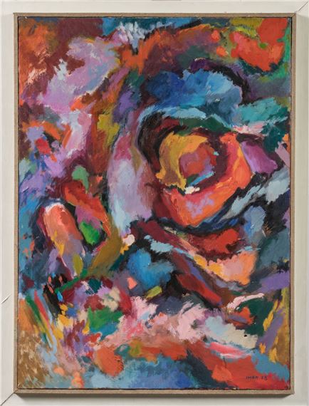 Jean-noël Imar | Jean-Noël IMAR (1943-2023). Paysage abstrait, 1978 ...