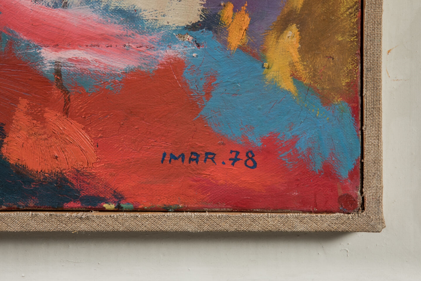 Jean-noël Imar | Jean-Noël IMAR (1943-2023). Paysage abstrait, 1978 ...