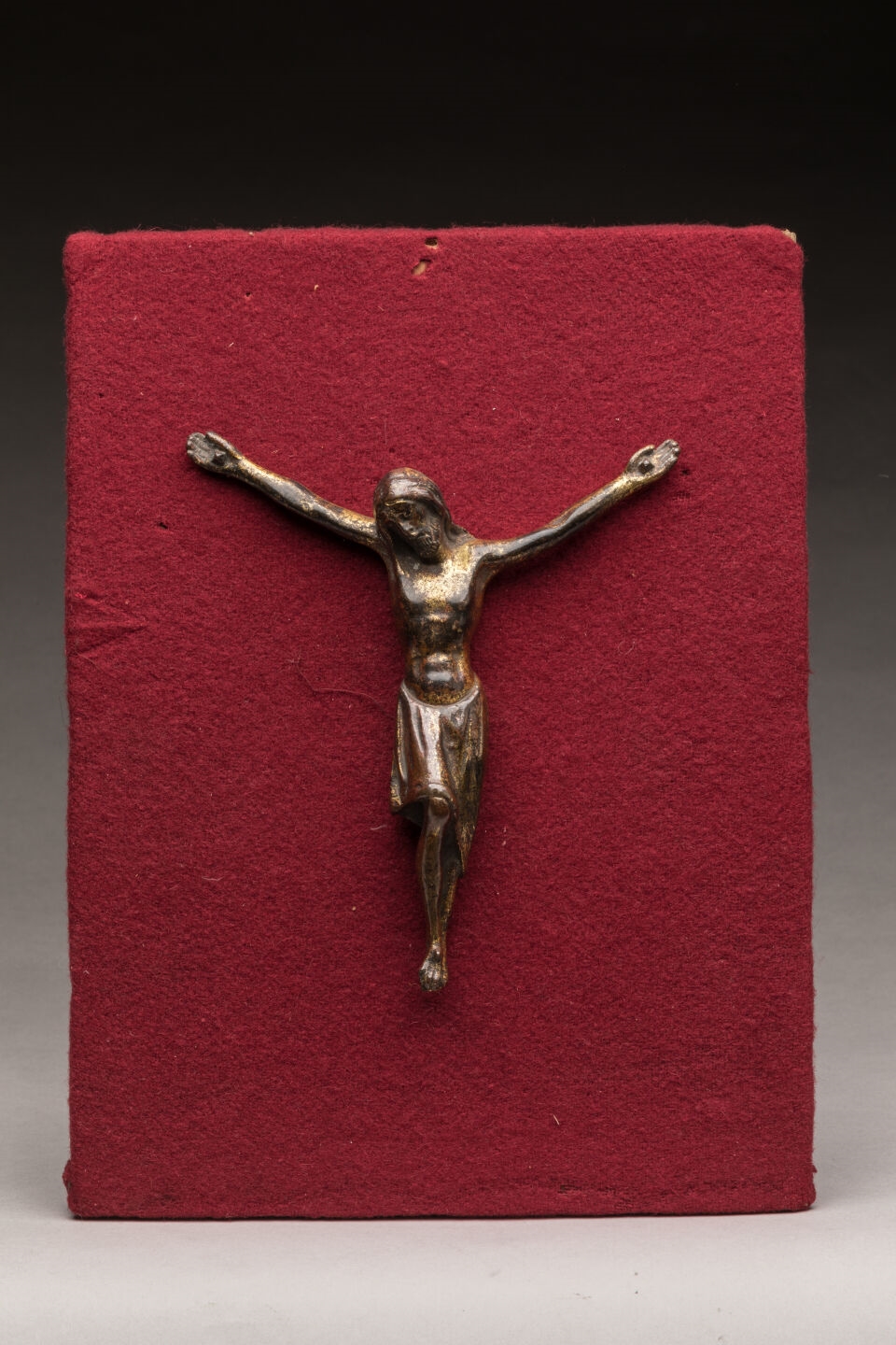 Italian School, 15th Century | Christ en bronze doré. Tête aux yeux ...