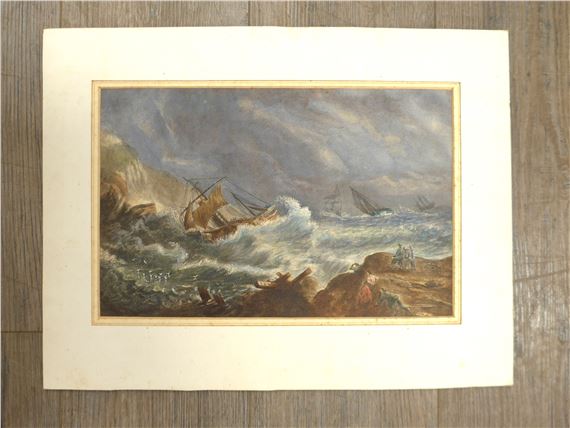 H. B. Carter | A 19th Century watercolour, unframed but mounted, ships ...