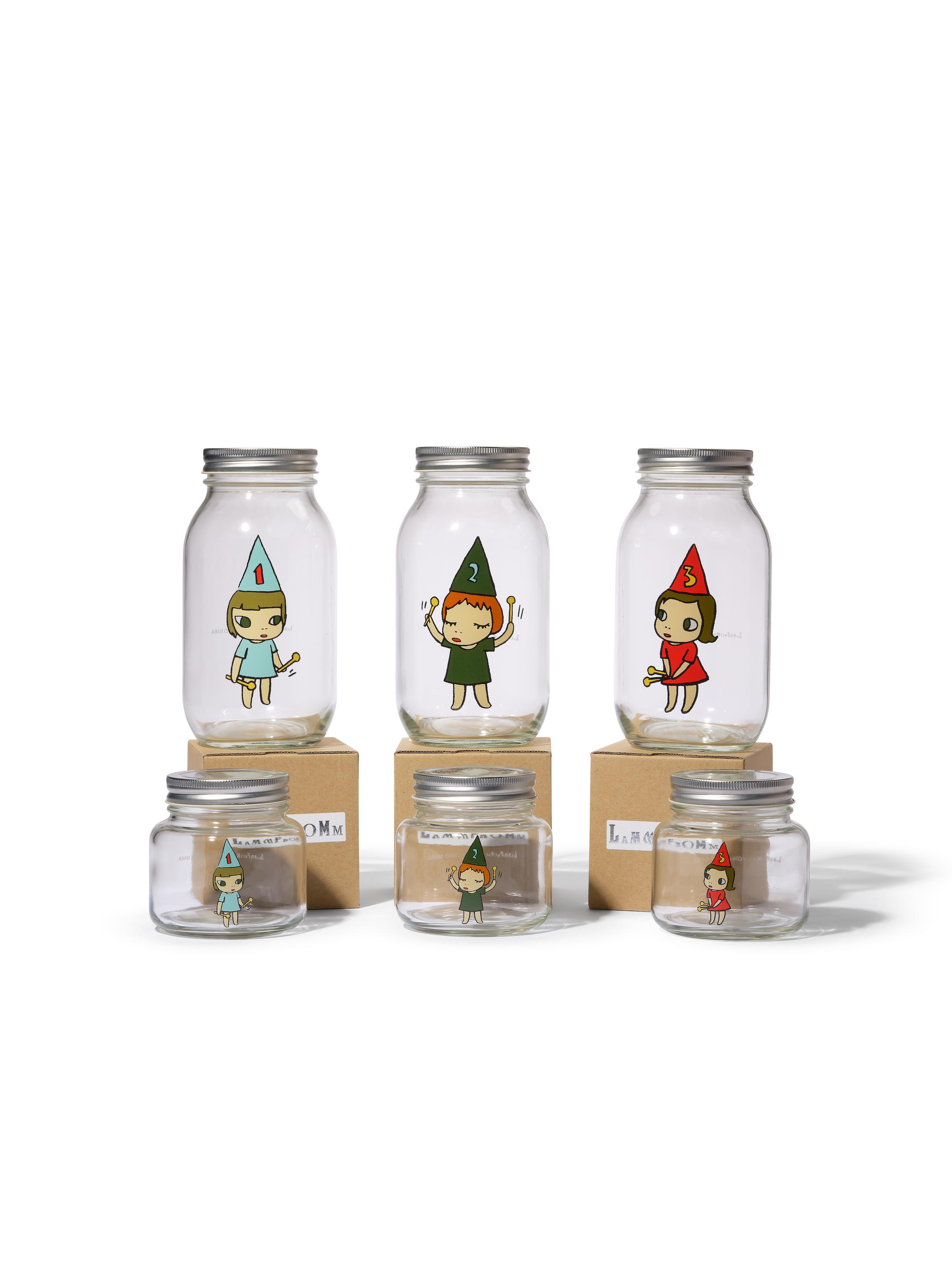 Yoshitomo Nara | Storage Jar Girl (Set of Six) | MutualArt