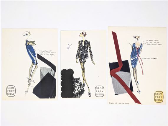 Alfredo Cabrera | 32 Illustrations for Geoffrey Beene (1990-94 | MutualArt