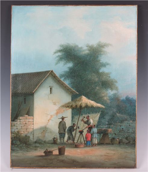 George Chinnery | 1852) - Scene of a Blacksmith's forge | MutualArt