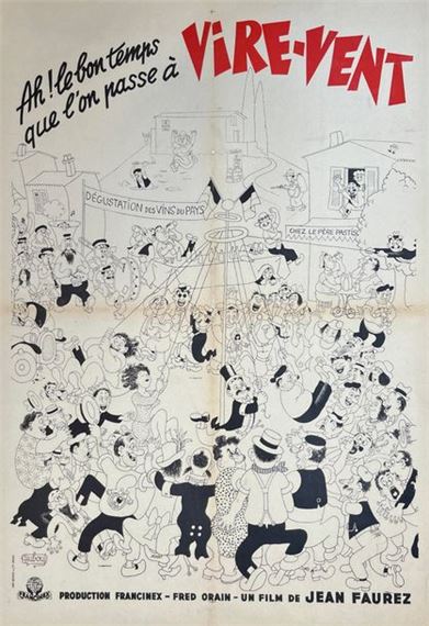 Albert Dubout | VIRE-VENT Jean Faurez. 1949. - Lot 101 (1949) | MutualArt