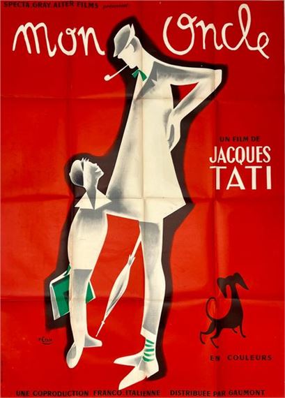 Jacques Tati | MON ONCLE Jacques Tati. 1958. 120 x 160 cm.... - Lot 174 ...