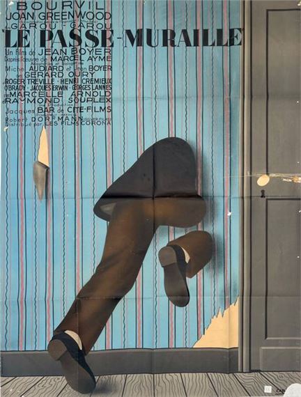 Jean Boyer | LE PASSE MURAILLE Jean Boyer. 1951. 120 x... - Lot 200 ...