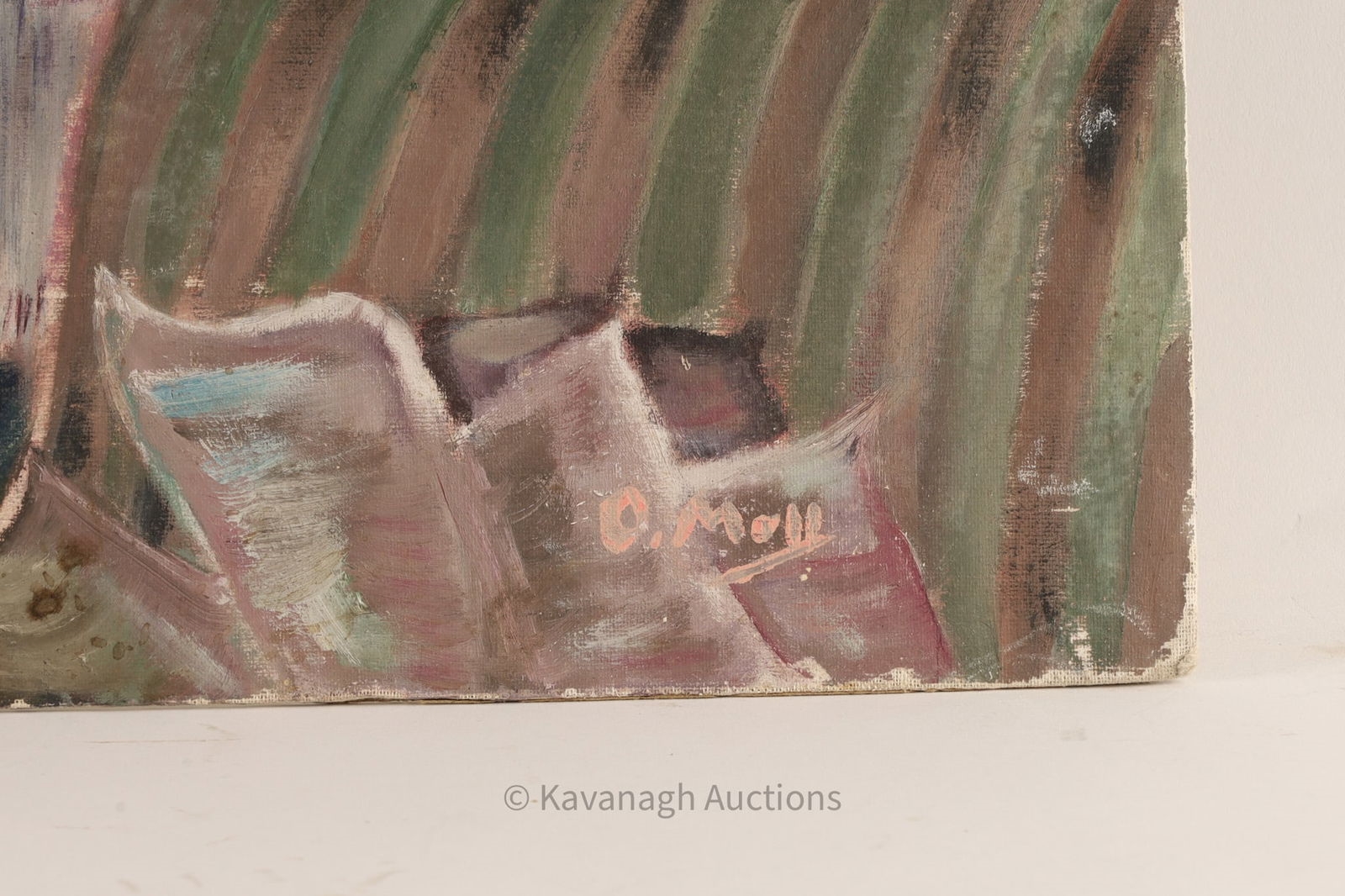 Carl Moll | Attributed to Carl Moll Oil Painting, Two Women | MutualArt