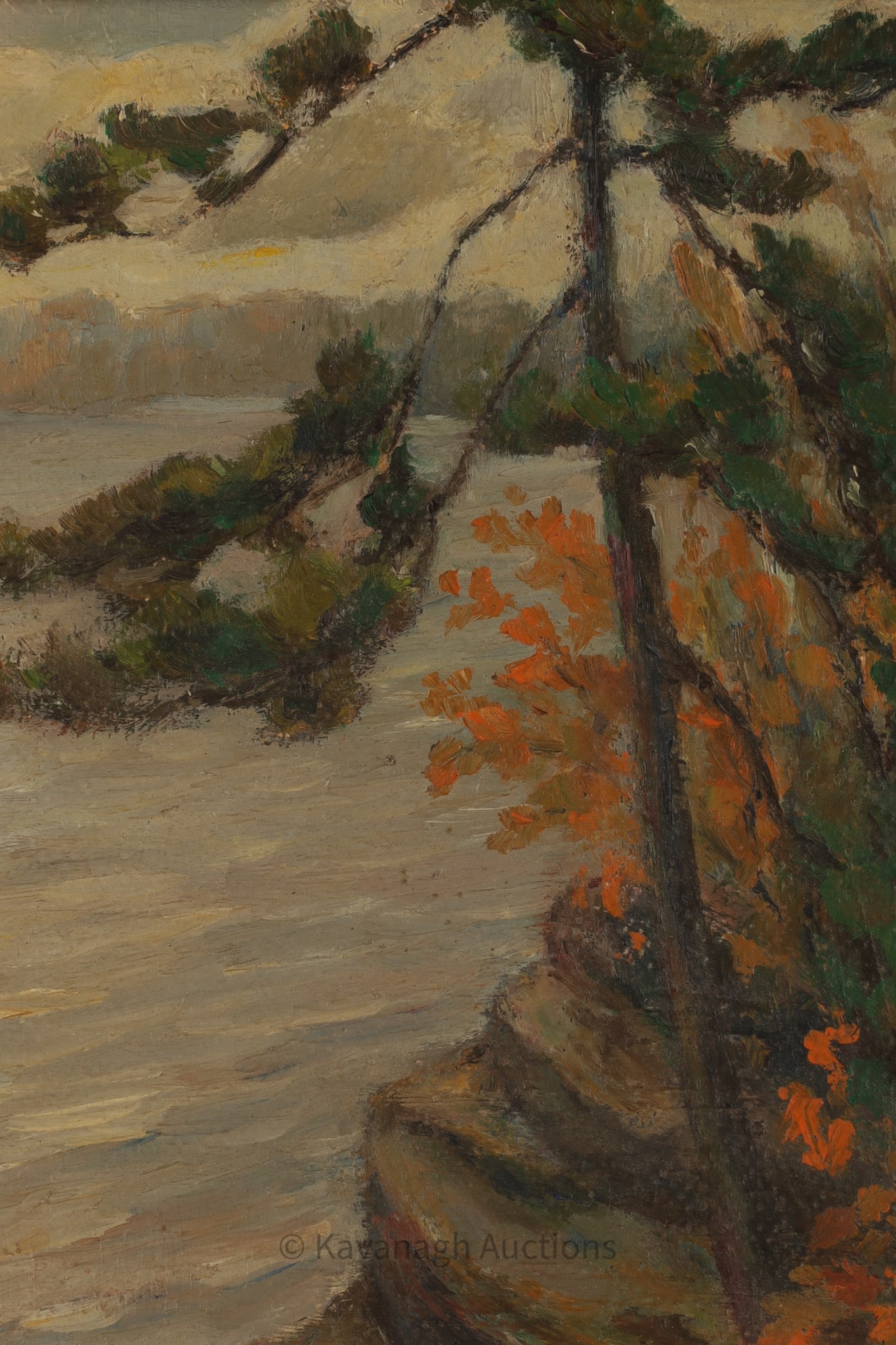 Paul Aro | Paul Aro Oil on Board, Canadian Coastal Landscape | MutualArt