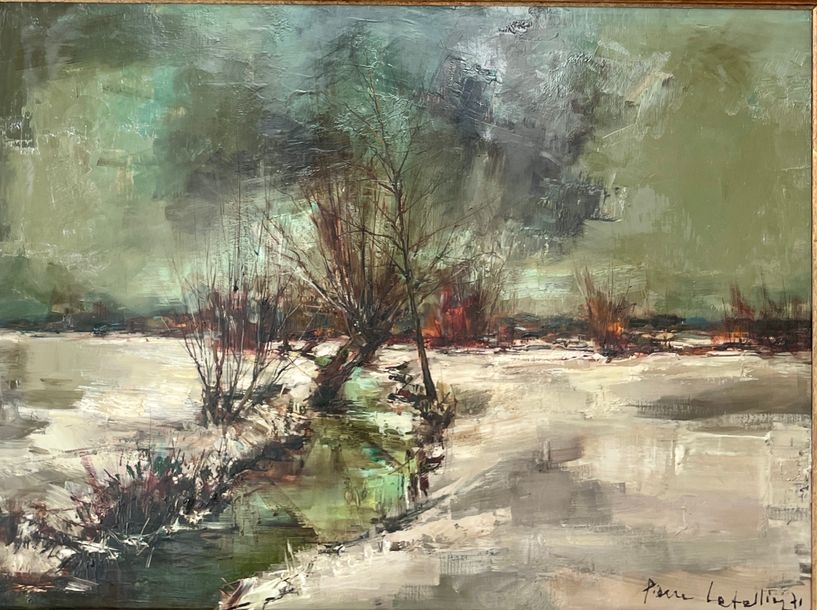 Pierre Letellier | The line ditch Oil | MutualArt