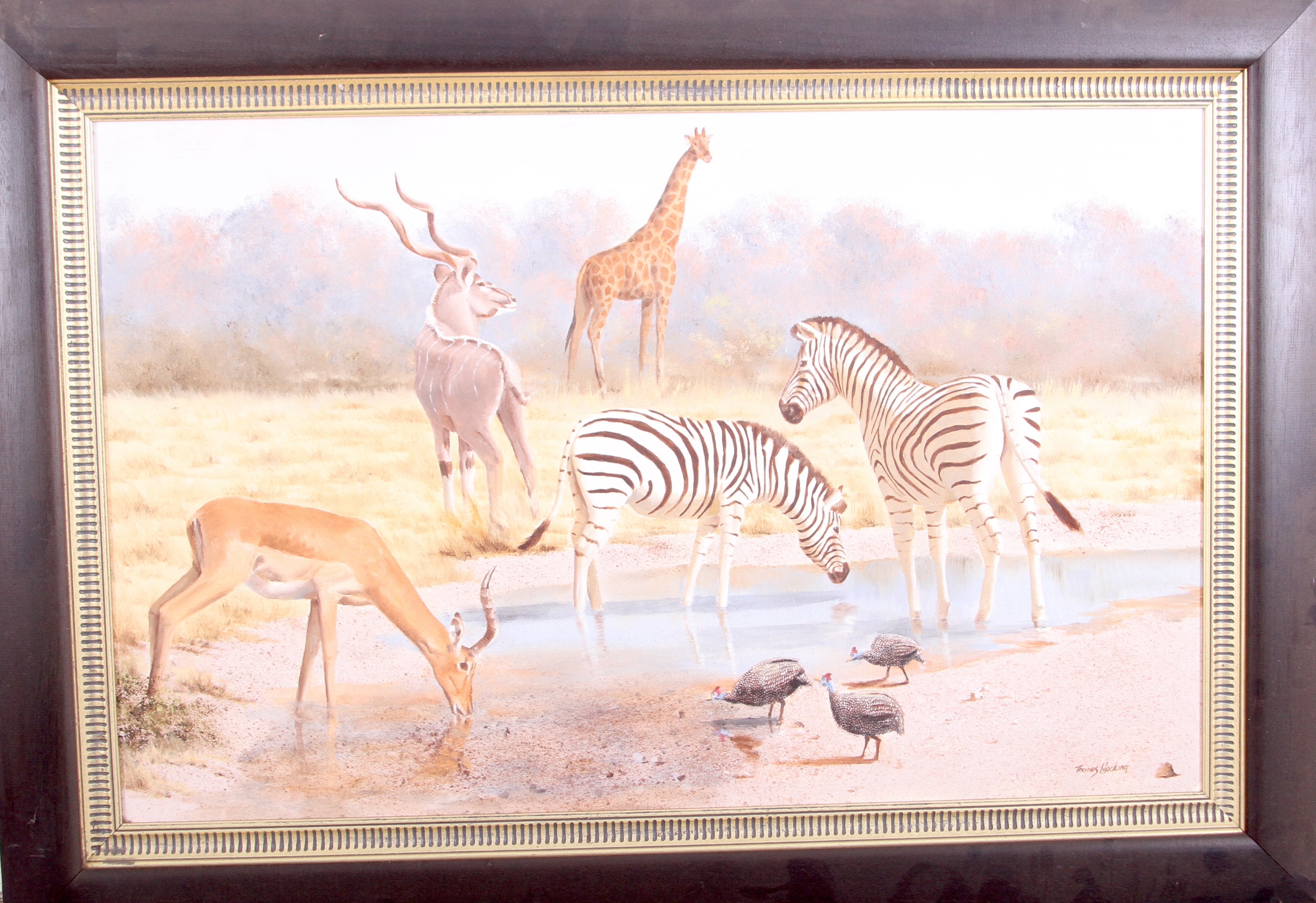 Thomas Hacking | WILDLIFE AT THE WATERHOLE | MutualArt