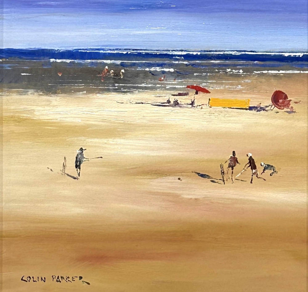 Colin Parker | Beach Cricket | MutualArt