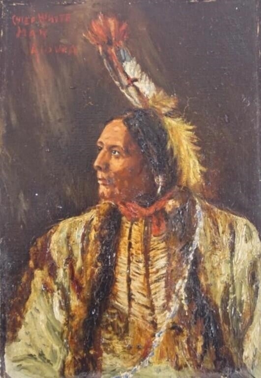 Joseph Henry Sharp | Wife of Chief Little Wolf, Cheyenne | MutualArt