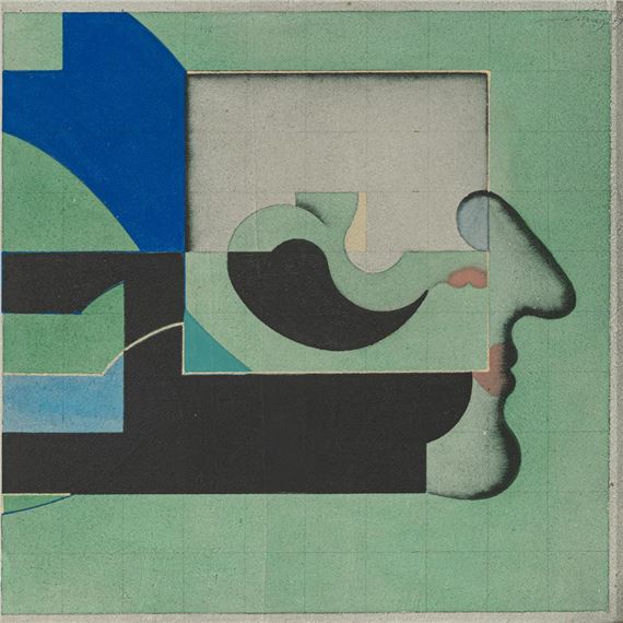 Adam Lude Döring | Head in profile, 1971. (1925) | MutualArt