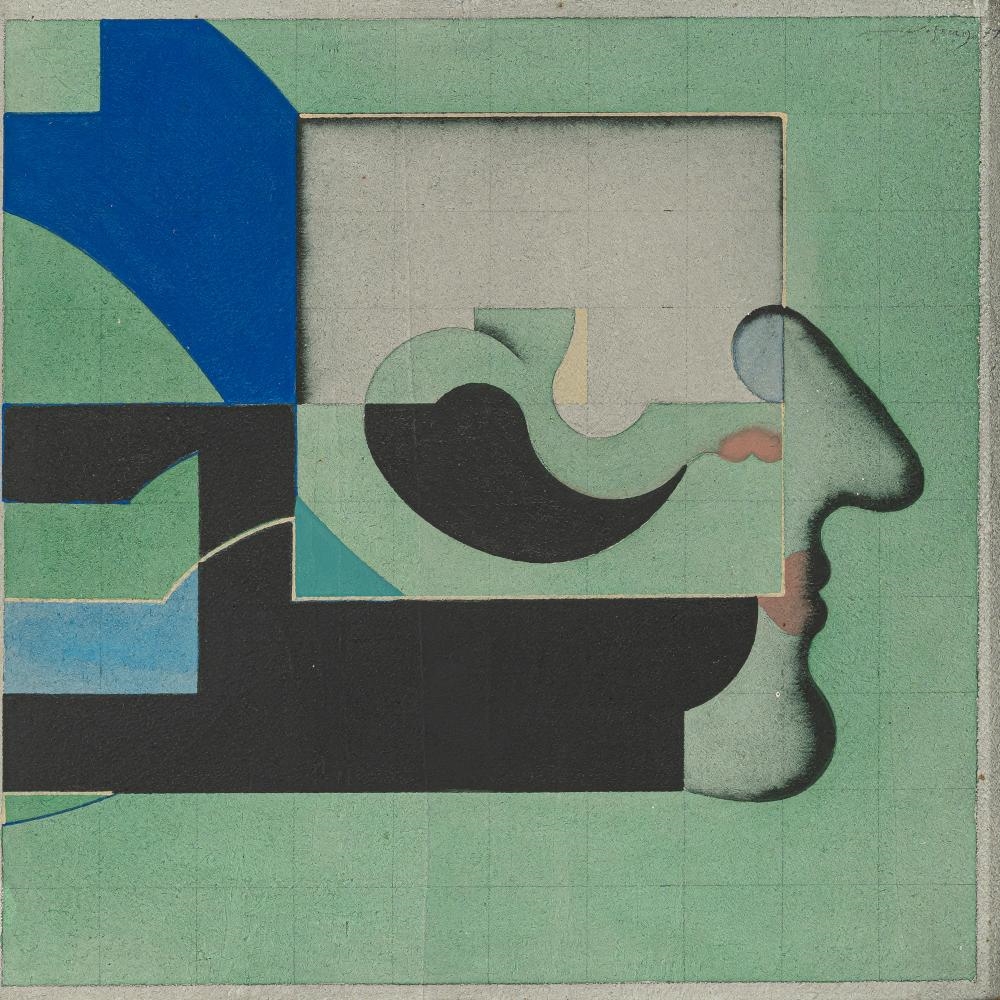 Adam Lude Döring | Head in profile, 1971. (1925) | MutualArt