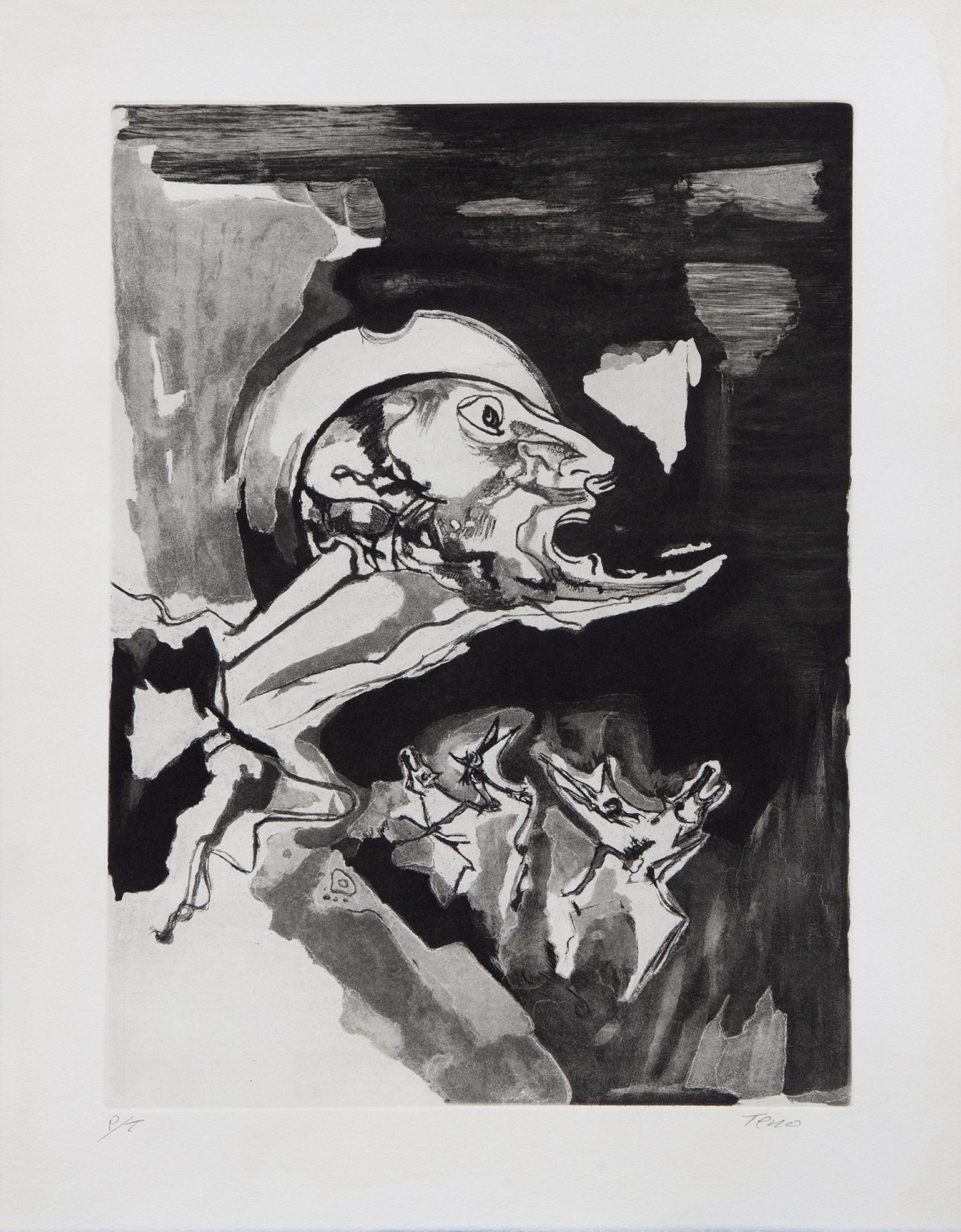 Aurelio Teno | LÁMINA DEL QUIJOTE IX (1927) | MutualArt