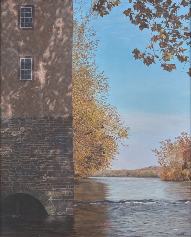 Jeff Gola | Jeff Gola (American b. 1962) On the Delaware, New Hope ...