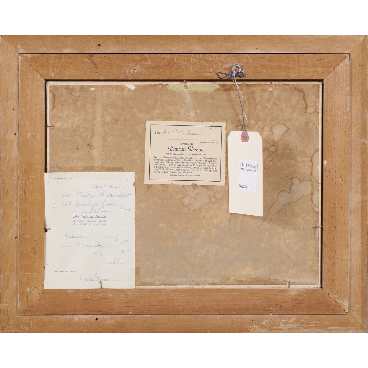 Joe Duncan Gleason | Avalon Bay, | MutualArt