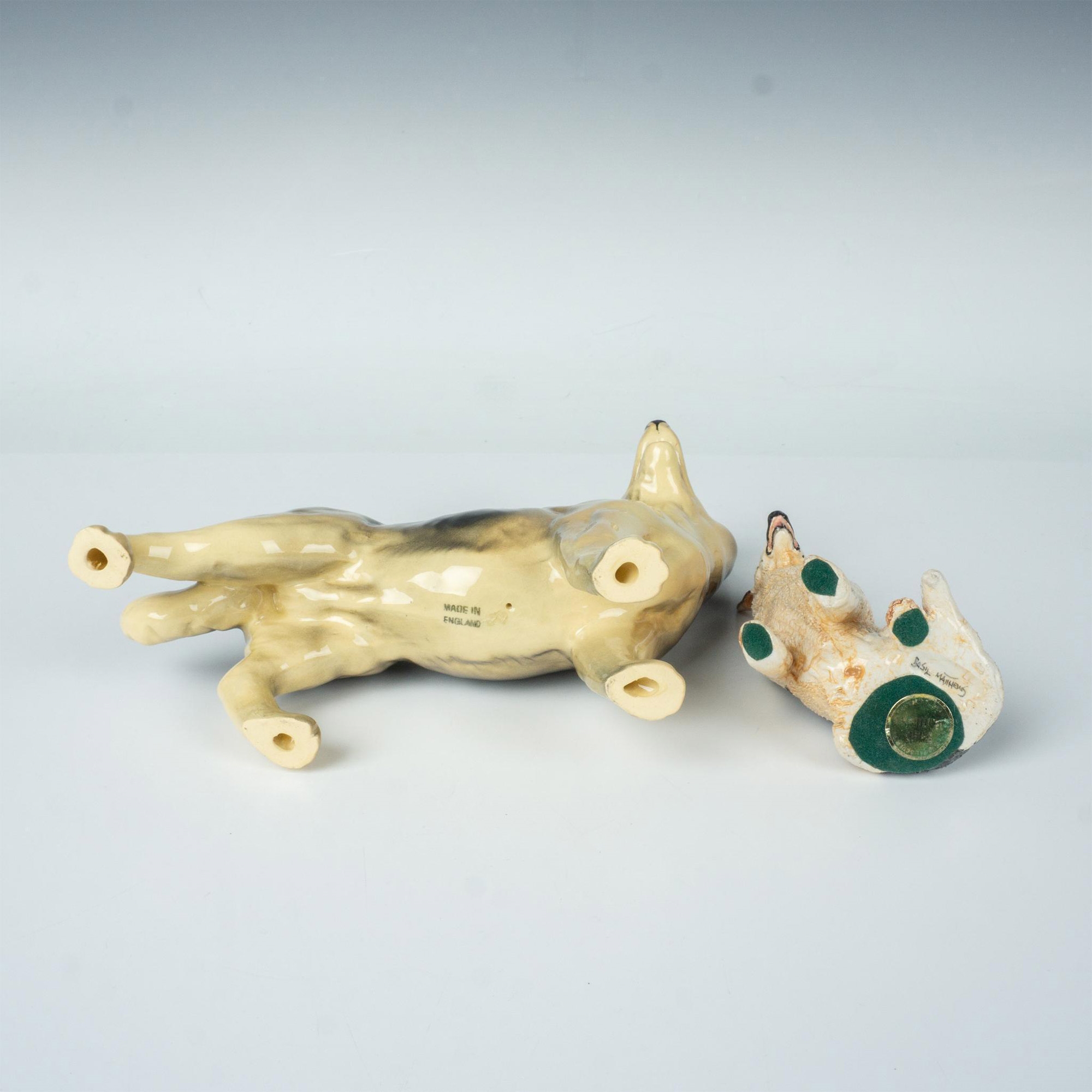 Basil Matthews | 2pc German Shepherd Dog Figurines | MutualArt
