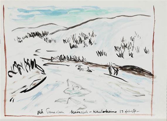 Aage Rudolf Hans Gitz-Johansen | Three compositions from Karasjok ...