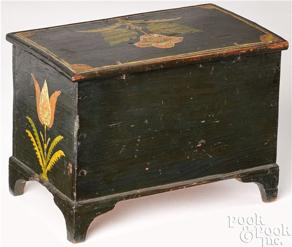 Jonas Weber | Jonas Weber, painted pine dresser box | MutualArt