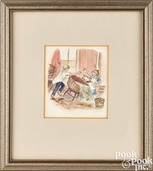 Tasha Tudor | Tasha Tudor, watercolor illustration | MutualArt