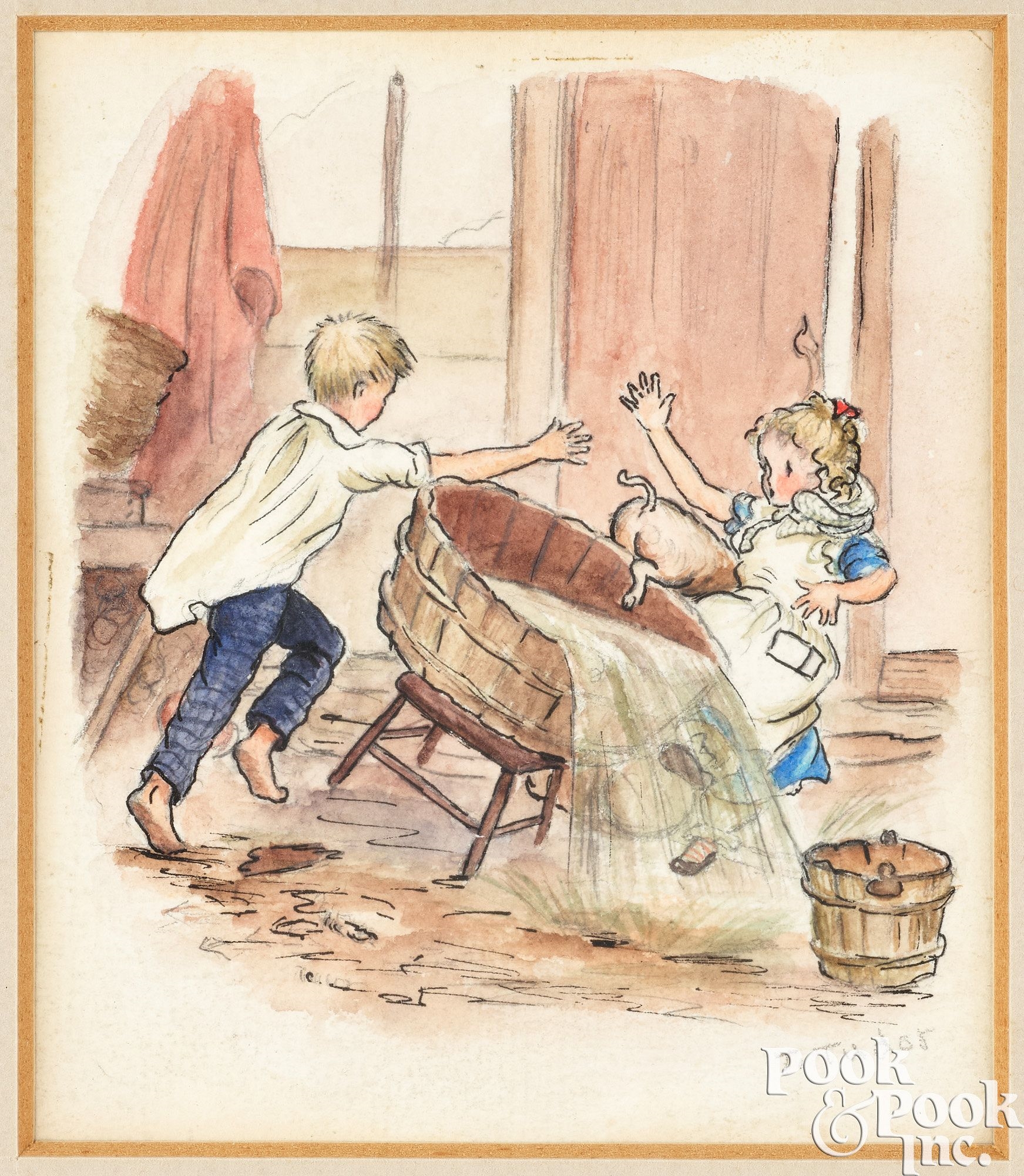 Tasha Tudor | Tasha Tudor, watercolor illustration | MutualArt