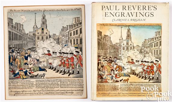 Paul Revere | Paul Revere, The Bloody Massacre engraving, etc | MutualArt