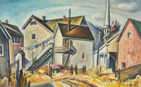 Charles Rosen | Charles Rosen (American, 1878-1950) Woodstock Backyards ...