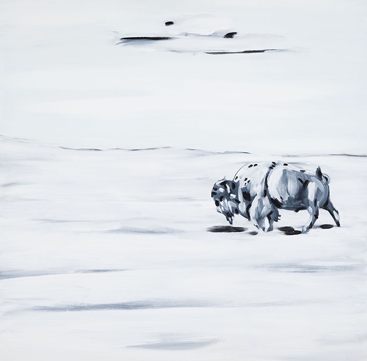 Adrian Stimson | Bison Abstract III (2016) | MutualArt