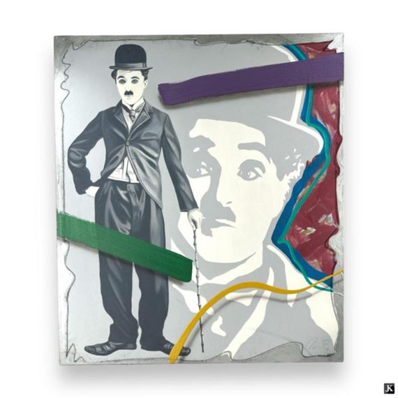 Jim Ceravolo | Jim Ceravalo (USA 20th C) Charlie Chaplin Acrylic (2011 ...
