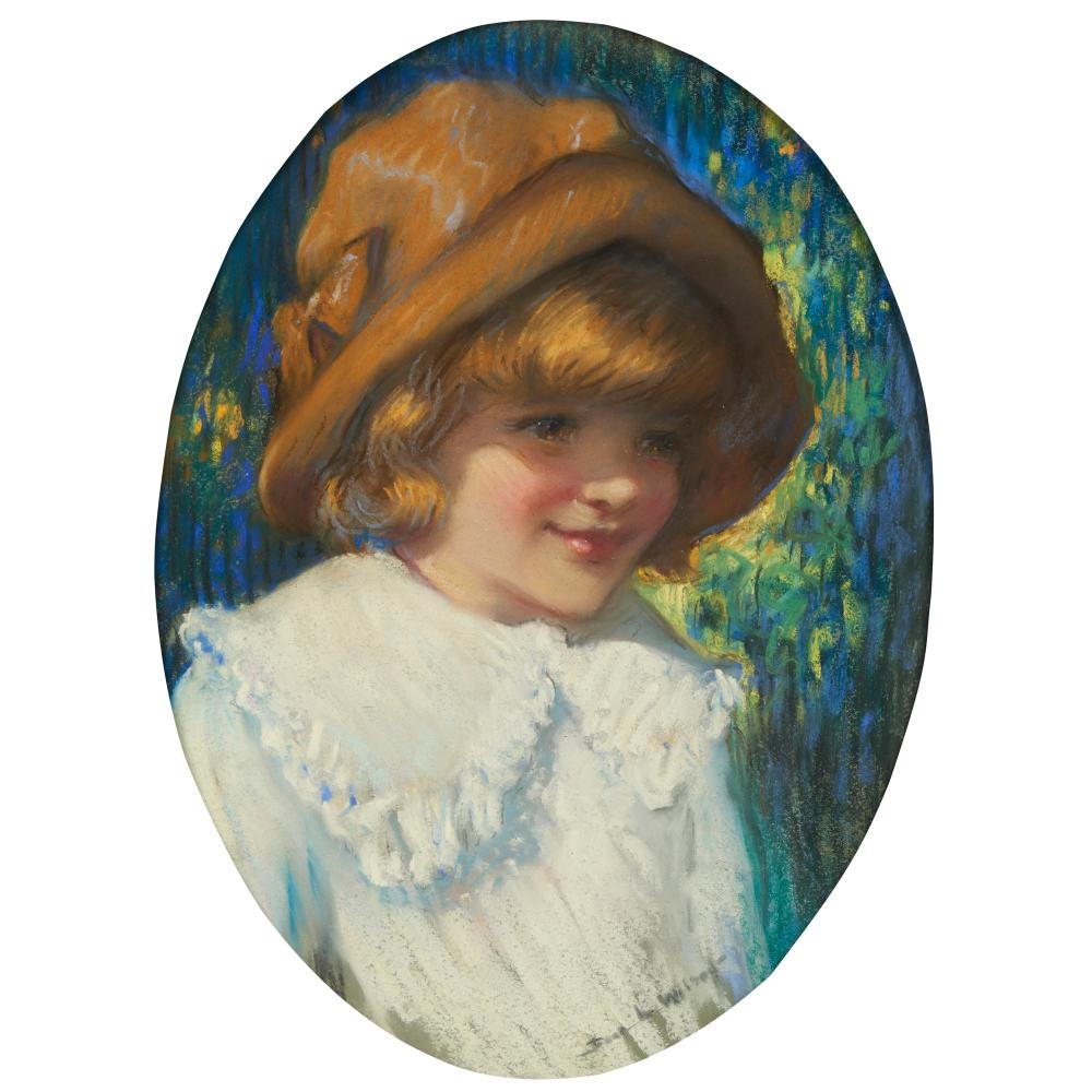 Dora Wilson | pastel on paper laid on board (1883) | MutualArt