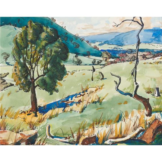 Eveline Winifred Syme | ink and watercolour on paper (1888) | MutualArt