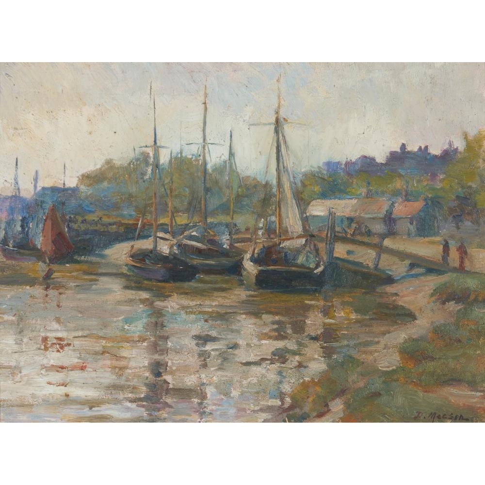 Dora Meeson | oil on board (1869) | MutualArt