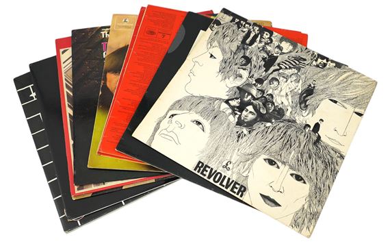 The Beatles | Thirteen The Beatles LP record albums including; Revolver ...