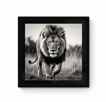 George Cameron | The Majestic Lion in Motion (2023) | MutualArt