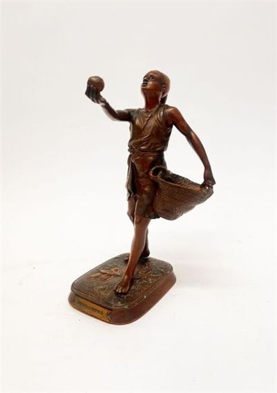 Marcel Debut | The young fruit seller | MutualArt